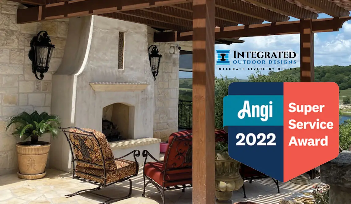 2022 Angi Super Service Award - Integrated Outdoor Designs