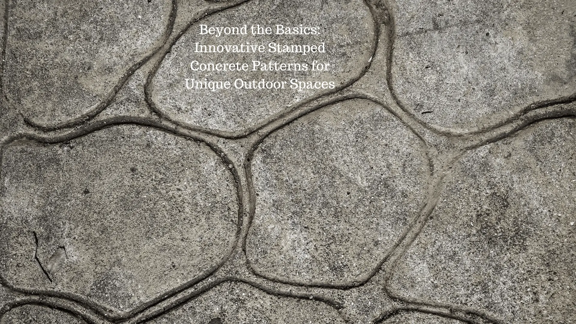 Innovative Stamped Concrete Patterns for Unique Outdoor Spaces